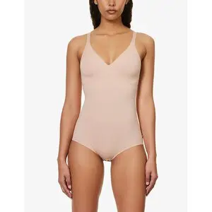 Wolford 3w Forming Stretch-cotton Body - Rose