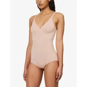 Wolford 3w Forming Stretch-cotton Body - Rose