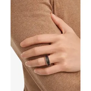BVLGARI B.zero1 18ct Rose-gold And Ceramic Ring