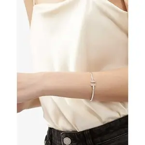 Tiffany & Co. T Wire Diamond And 18ct White-gold Bracelet