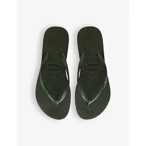Havaianas Top Embossed Logo Rubber Flip-flops - Green Olive