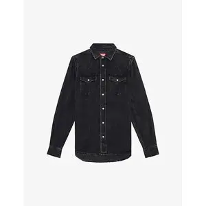 DIESEL Vega Patch-pocket Regular-fit Denim Overshirt
