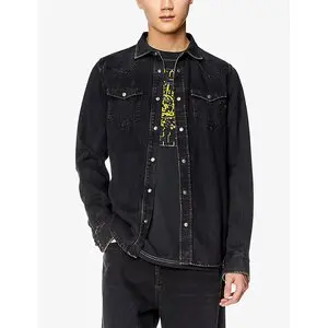 DIESEL Vega Patch-pocket Regular-fit Denim Overshirt
