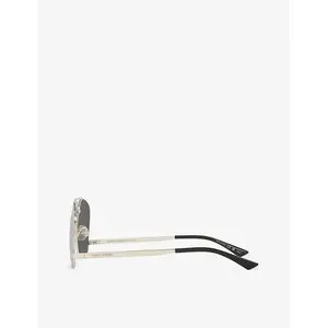 Saint Laurent Ys000528 Pilot-frame Sunglasses - Silver