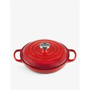 LE CREUSET Signature Shallow Cast-iron Casserole Dish - Cerise
