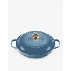 LE CREUSET Signature Shallow Cast-iron Casserole Dish 26cm 26cm Chambray
