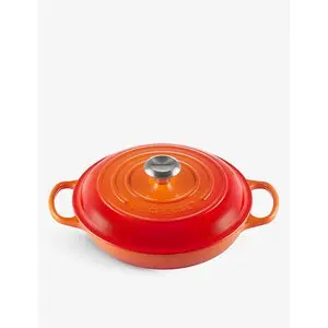 LE CREUSET Signature Shallow Cast-iron Casserole Dish 26cm 26cm Volcanic