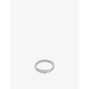 Monica Vinader Lab-grown Diamond Eternity Ring - Sterling Silver
