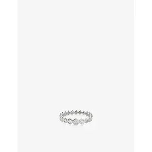 Monica Vinader Lab-grown Diamond Eternity Ring - Sterling Silver