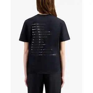 The Kooples Logo Text-print Cotton T-shirt