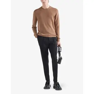 Prada Regular-fit Crewneck Cashmere Jumper