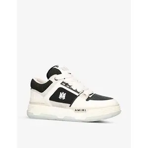 Amiri Ma-1 Leather Low-top Trainers - White/blk