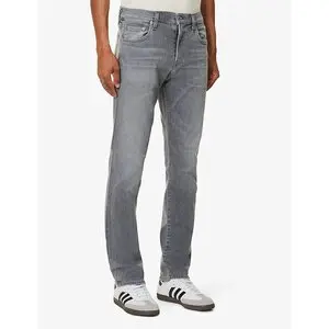 Citizens Of Humanity London Slim-fit Stretch-denim Jeans - Sycamore Mdlt Grey