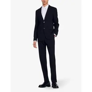 Sandro Single-breasted Virgin-wool Jacket