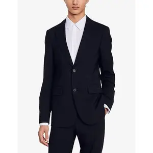 Sandro Single-breasted Virgin-wool Jacket