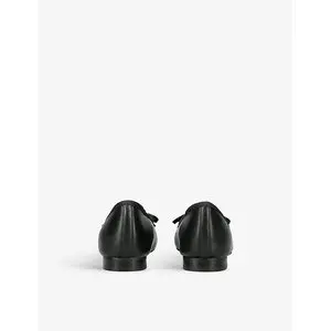Steve Madden Ellison Bow-embellished Leather Pumps