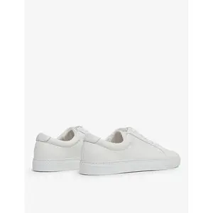 REISS Luca Leather Low-top Trainers