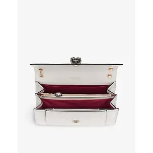 BVLGARI Forever Serpenti Leather Cross-body Bag - White
