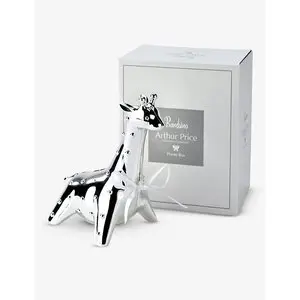ARTHUR PRICE Giraffe Silver-plated Money Box 14.5cm