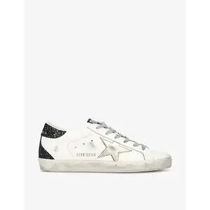 GOLDEN GOOSE Super-star Leather Low-top Sneakers - White/blk