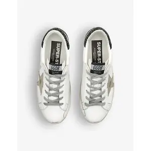 GOLDEN GOOSE Super-star Leather Low-top Sneakers - White/blk