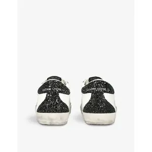 GOLDEN GOOSE Super-star Leather Low-top Sneakers - White/blk
