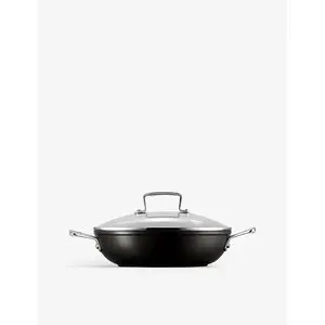 LE CREUSET Toughened Non-stick Shalllow Aluminium Casserole Dish With Glass Lid - One-color
