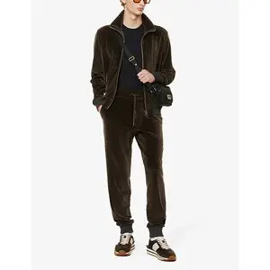 TOM FORD Brand-embroidered Crewneck Cotton-blend T-shirt - Black