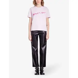 The Kooples Logo-print Cotton T-shirt
