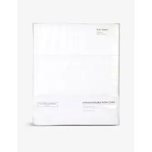 THE WHITE COMPANY Symons Egyptian-cotton Flat Sheet - White