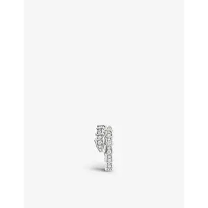 BVLGARI Serpenti 18ct White-gold And Diamond Ring