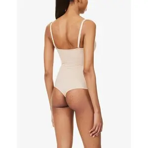 Wolford Forming Slim-fit Stretch-woven Body - Powder