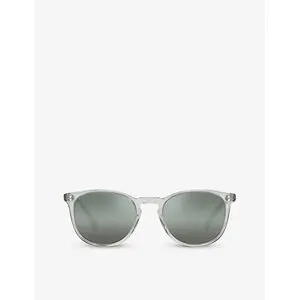 Oliver Spencer Round-Frame Acetate Sunglasses Grey