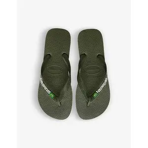 Havaianas Brasil-logo Rubber Flip Flops