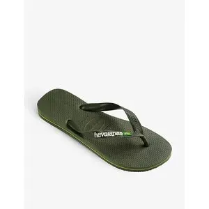 Havaianas Brasil-logo Rubber Flip Flops