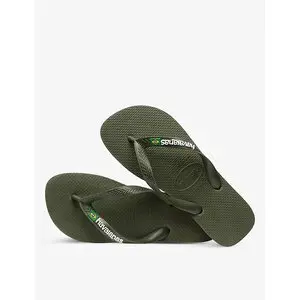 Havaianas Brasil-logo Rubber Flip Flops