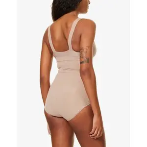 Spanx Sculpt™ Seamless Power High-waisted Briefs - Cafe Au Lait
