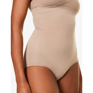 Spanx Sculpt™ Seamless Power High-waisted Briefs - Cafe Au Lait
