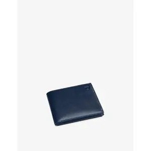 ASPINAL OF LONDON Billfold Logo-embellished Leather Wallet - Navy