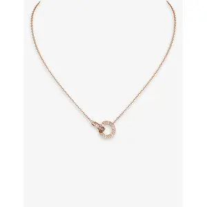 Cartier Love 18ct Rose Gold And Diamond Necklace - One-color