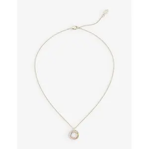 Cartier Trinity 18ct Gold And 0.25ct Diamond Pendant Necklace - Multicolour