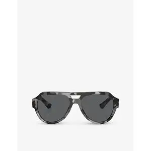 Dolce & Gabbana Dg4466 Square-frame Sunglasses - Grey