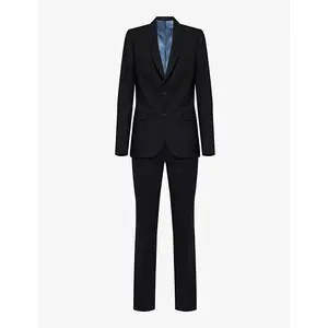 Paul Smith A Suit To Travel In Structured-shoulders Regular-fit Tapered-leg Wool Suit