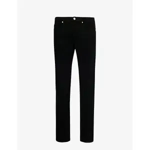 FRAME L'homme Slim Stretch-denim Jeans - Noir