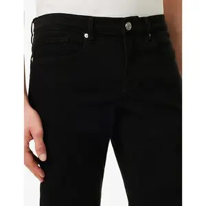 FRAME L'homme Slim Stretch-denim Jeans - Noir