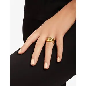 BVLGARI B.zero1 18ct Yellow-gold And Diamond Ring - Yellow Gold