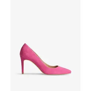 LK BENNETT Floret Pointed-toe Suede Courts