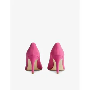 LK BENNETT Floret Pointed-toe Suede Courts