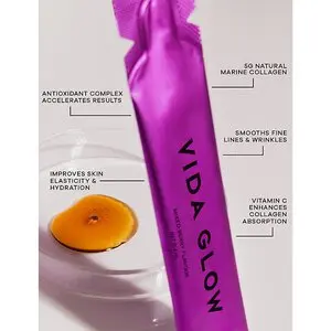 VIDA GLOW Mixed Berry Collagen Liquid Advance Supplements 15 X 12.4ml