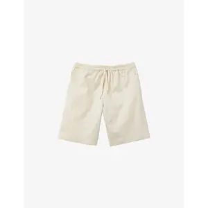 Sandro Stretch Cotton-Blend Shorts Naturels